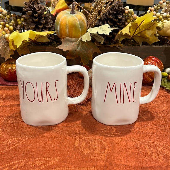 Rae Dunn | Dining | Rae Dunn Yours Mine Coffee Mugs | Poshmark